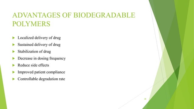 Biodegradable polymers | PPT