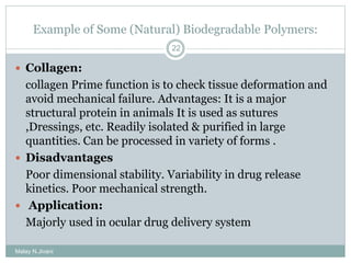 Biodegradable polymers | PPTX
