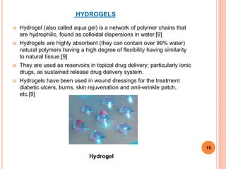 Biodegradable polymers based transdermal drug delivery system | PPT