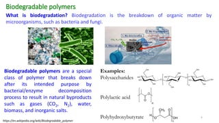 Biodegradable polymers Dr Anu Sukhdev | PPT