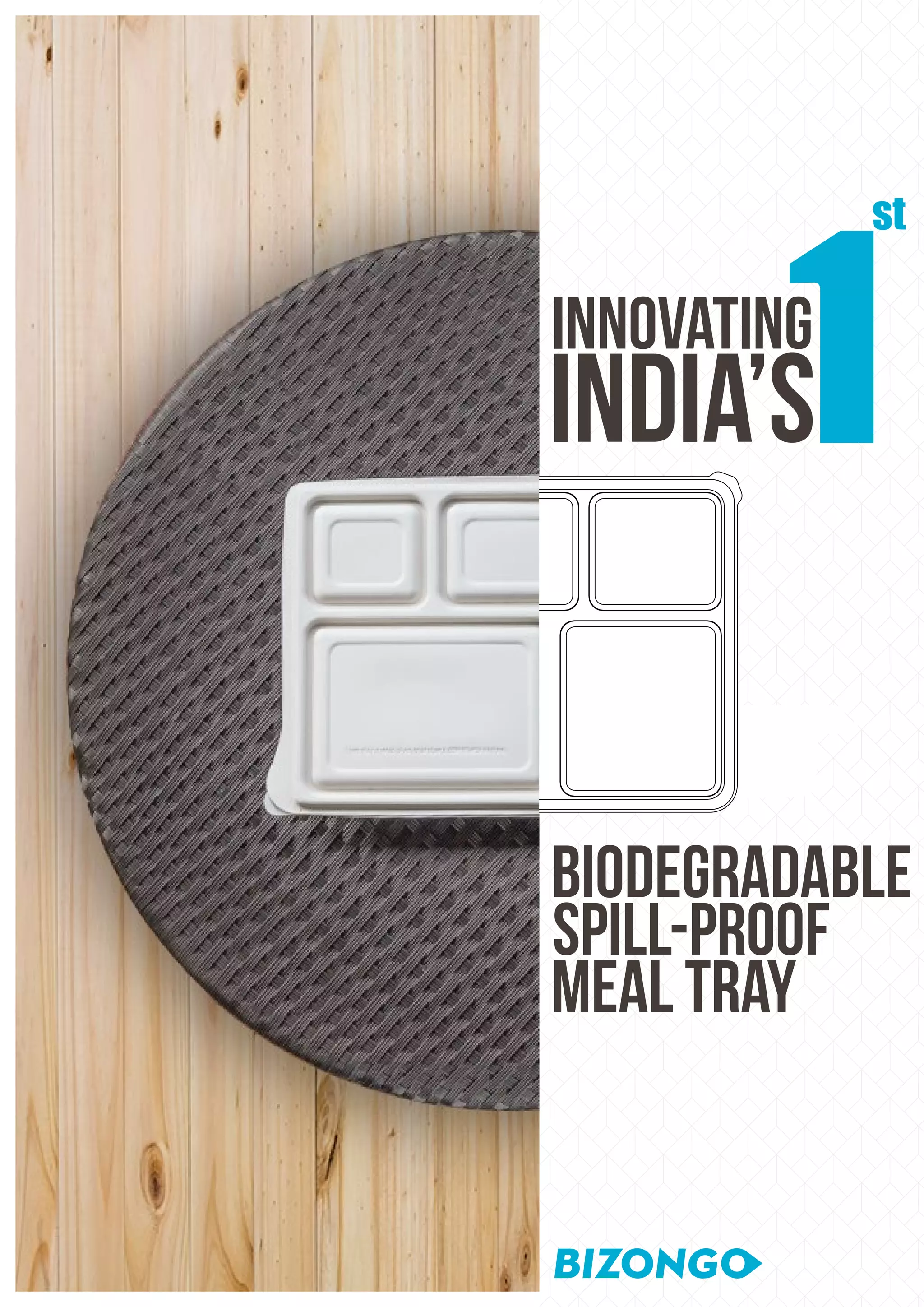 Biodegradable spill proof meal tray | PDF