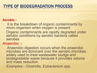 Biodegradation | PPTX