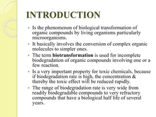 Biodegradation | PPTX