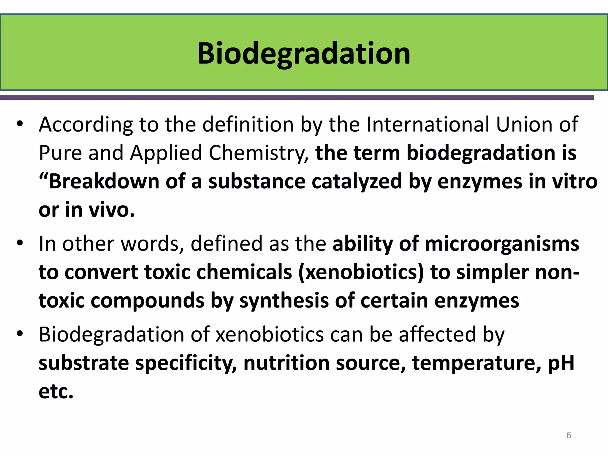 Biodegradation and bioremediation | PDF