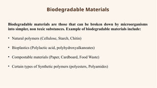 Biodegradation , biodegradable triangle and it's process. | PPT