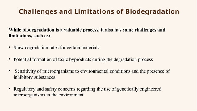 Biodegradation , biodegradable triangle and it's process. | PPT