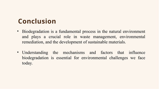 Biodegradation , biodegradable triangle and it's process. | PPT