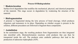 Biodegradation , biodegradable triangle and it's process. | PPT