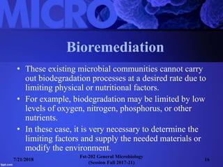 Biodegradation & Bioremediation | PPTX
