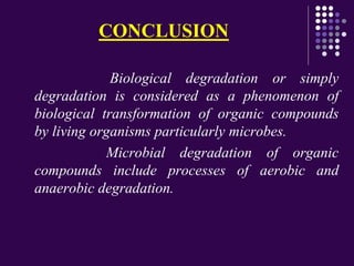 Biodegradation of hydrocarbon | PPT