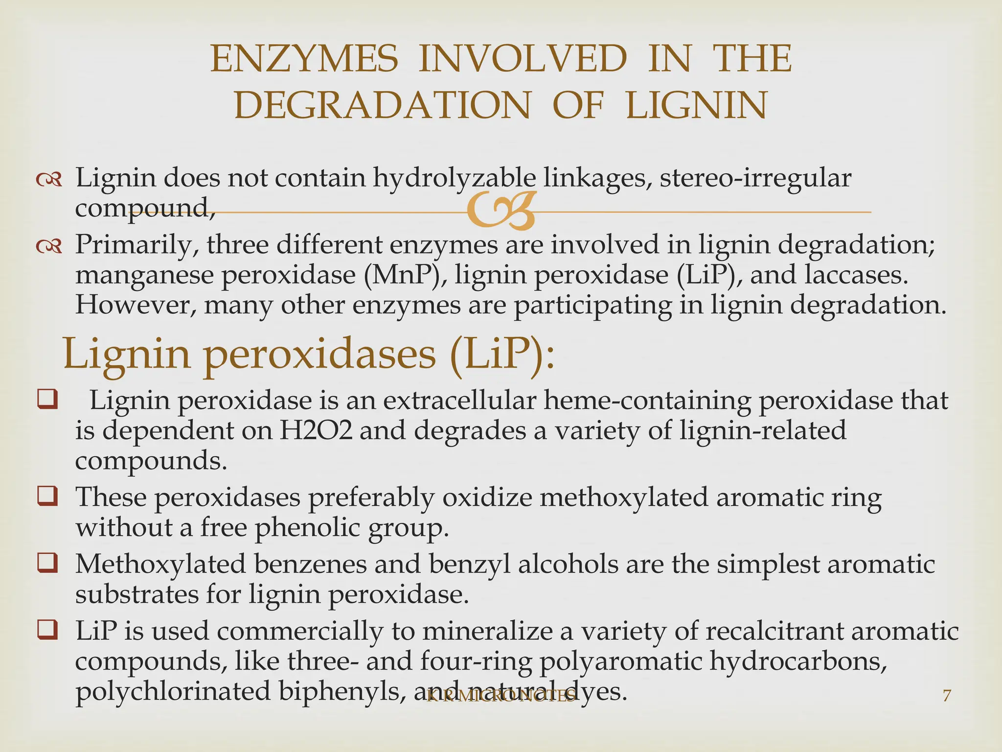 BIODEGRADATION OF LIGNIN AND XYLON K R.pptx