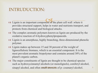 BIODEGRADATION OF LIGNIN AND XYLON K R.pptx | Chemistry | Science