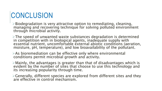 Biodegradation of pollutants | PPTX | Indoor Environmental Quality ...