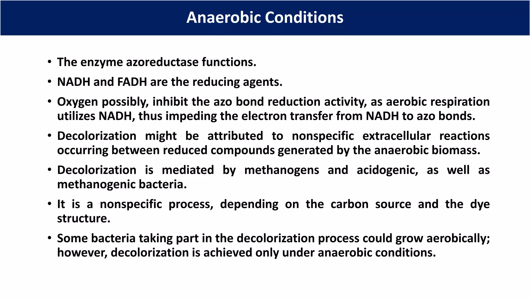 Biodegradation of textile dyes by bacteria | PPTX