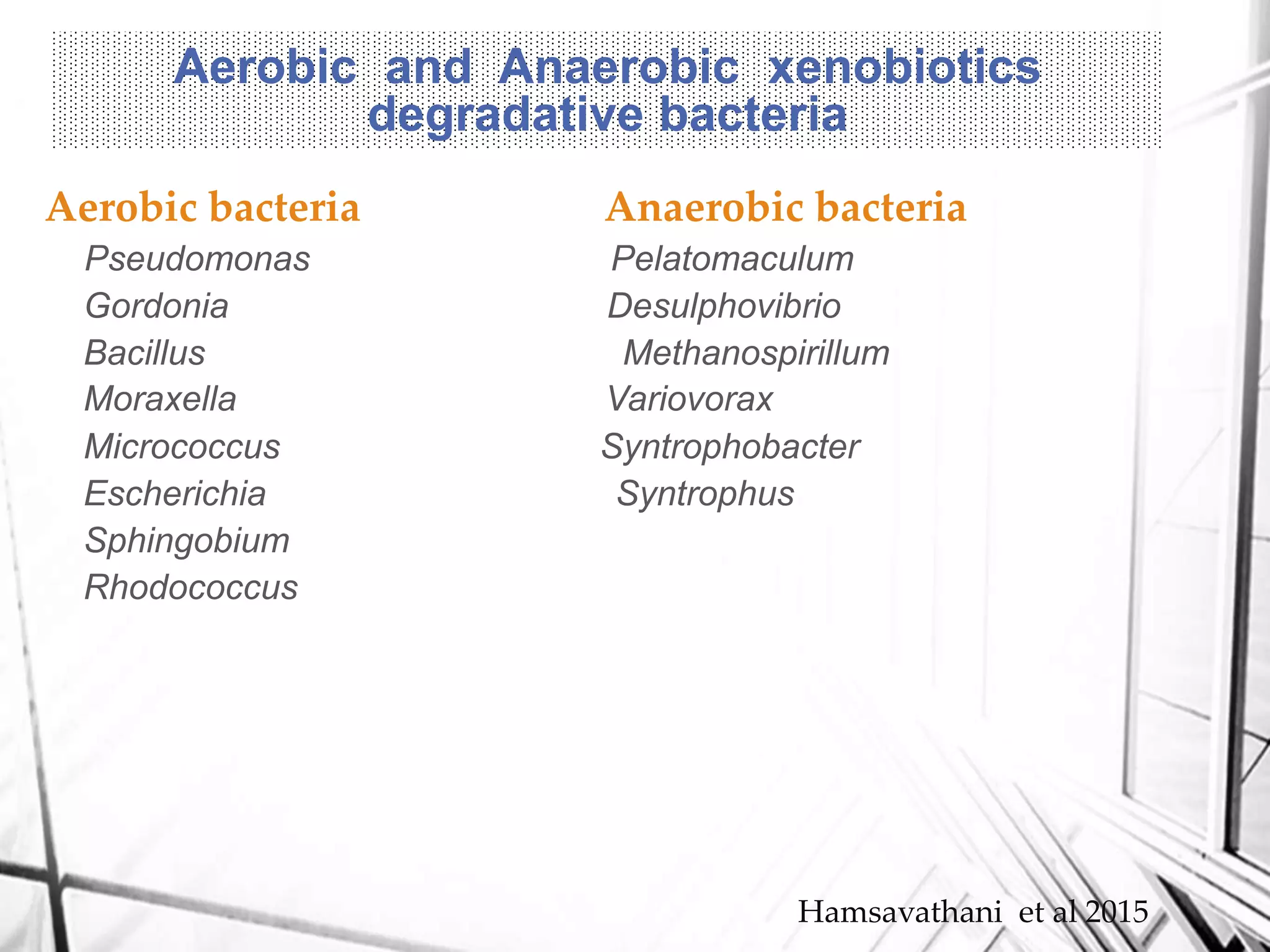 Biodegradation of xenobiotics | PPTX