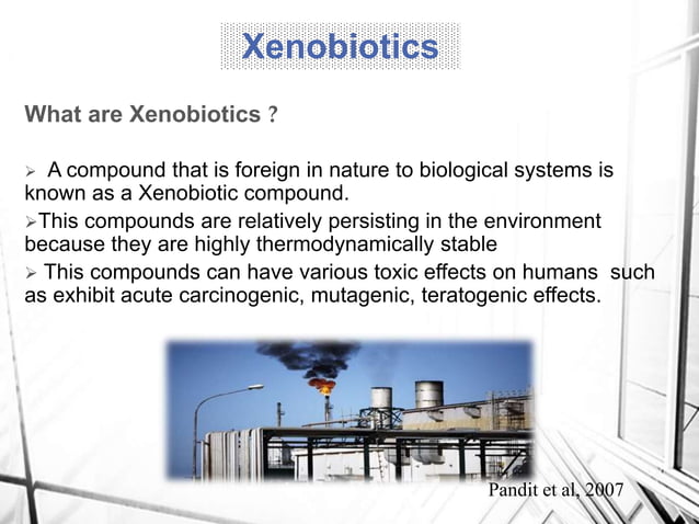 Biodegradation of xenobiotics | PPTX