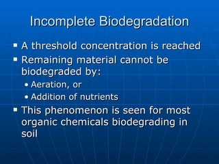 Biodegradation study of diesel and surrogate compounds of | PPT