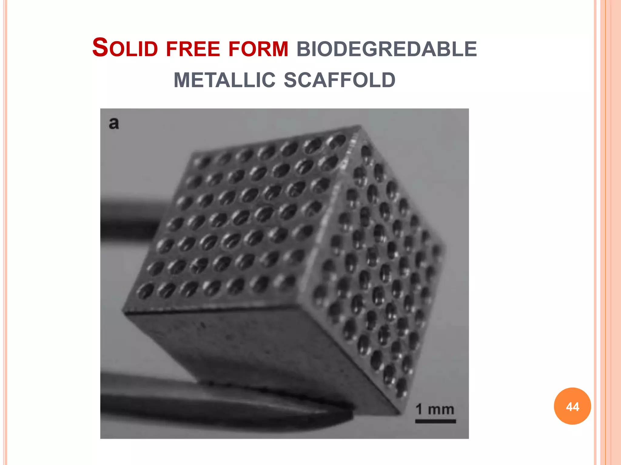 Biodegredable metals for bone regeneration | PPTX