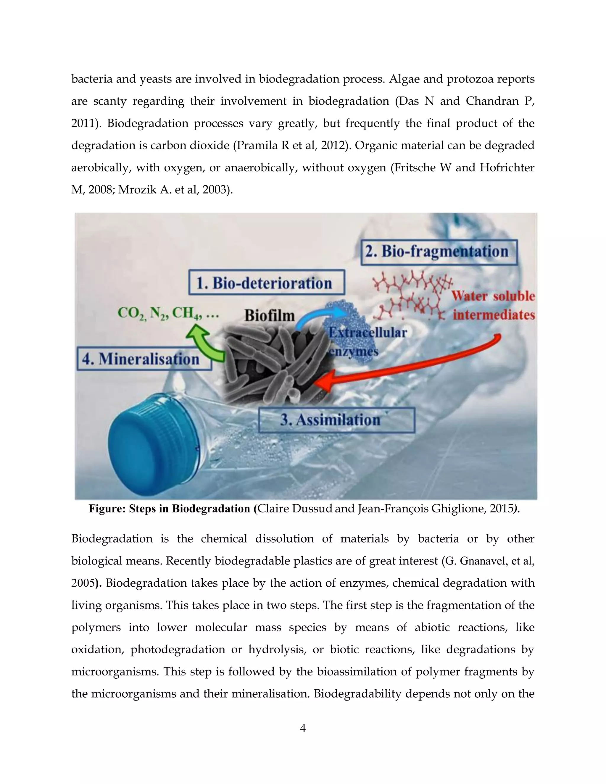 Biodegradation of Organic Compound and Plastic Materials | PDF