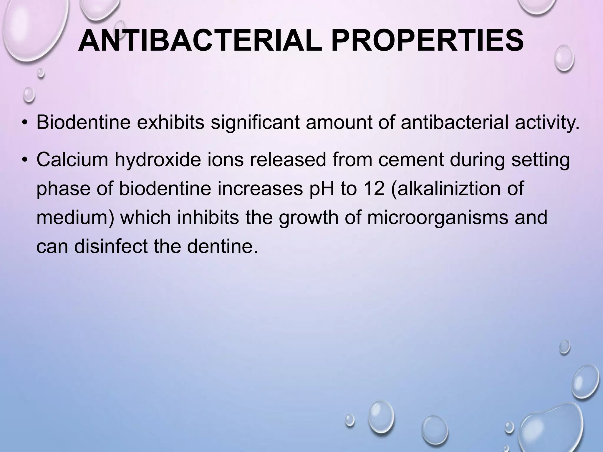 Biodentine (newer material in dentistry) | PPTX