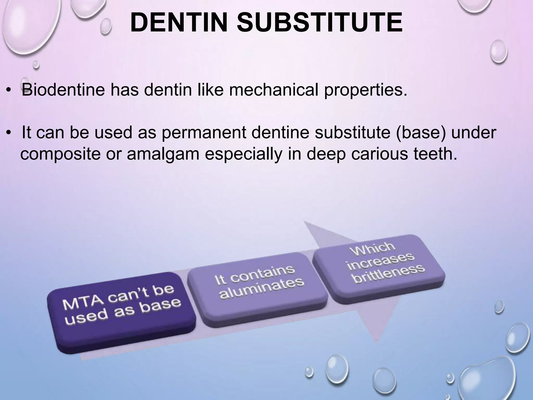 Biodentine (newer material in dentistry) | PPT