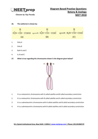 Bio diagram questions solutions By Prisha | PDF
