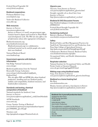 Biodiesel: Do-it-yourself Production Basics | PDF