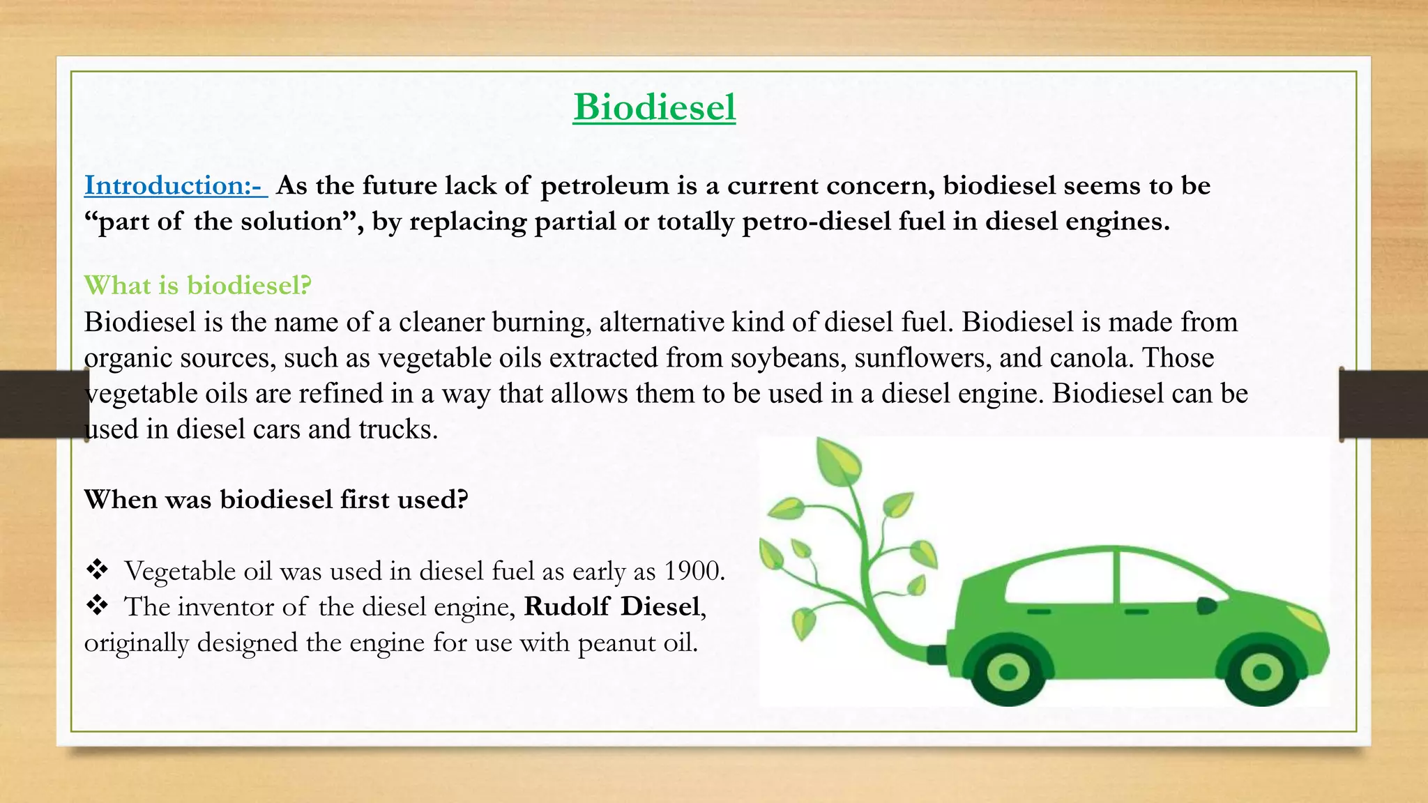 Biodiesel | PPT