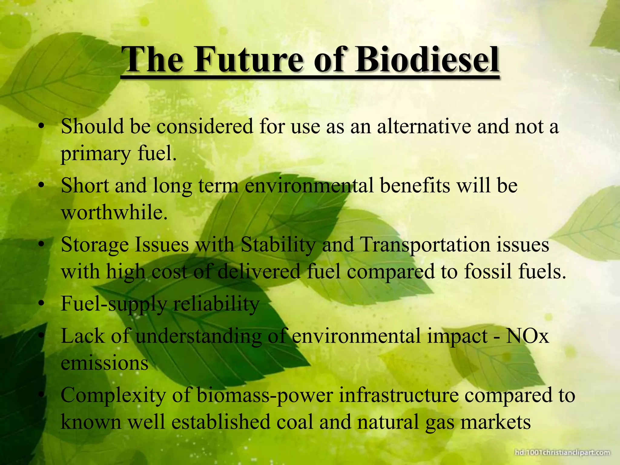 Biodiesel | PPTX