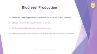 Biodiesel | PPTX