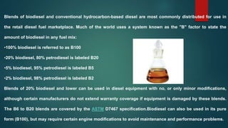 Biodiesel production | PPTX