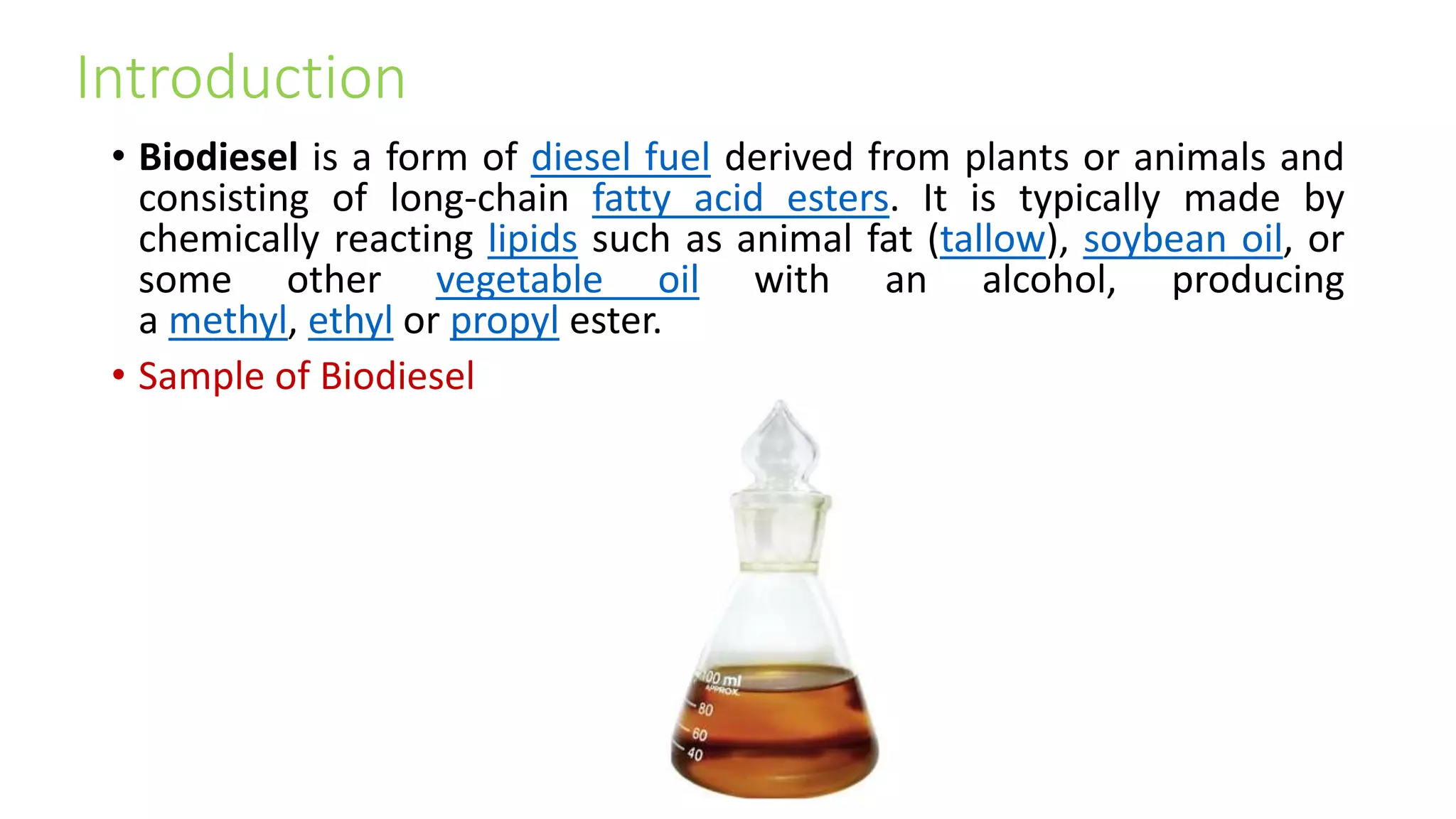 Biodiesel | PPTX