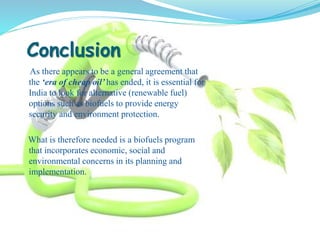 Biodiesel-fuel of tomorrow by Team Hydrolians | PPTX