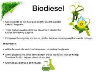 To Vegetable Oil Biofuel Process