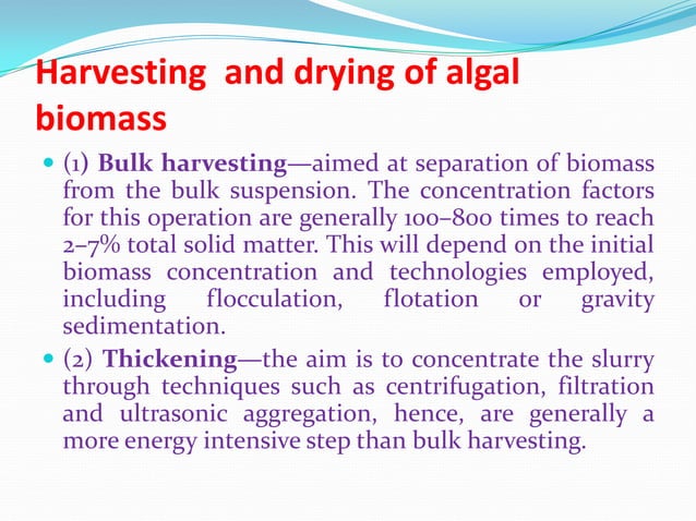 Biodiesel from microalgae production methods - a review | PPTX