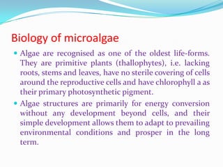Biodiesel from microalgae production methods - a review | PPTX