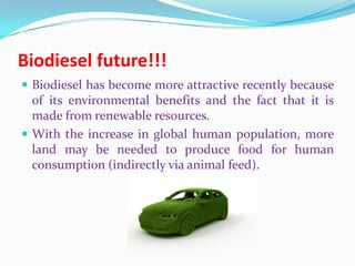 Biodiesel from microalgae production methods - a review | PPTX