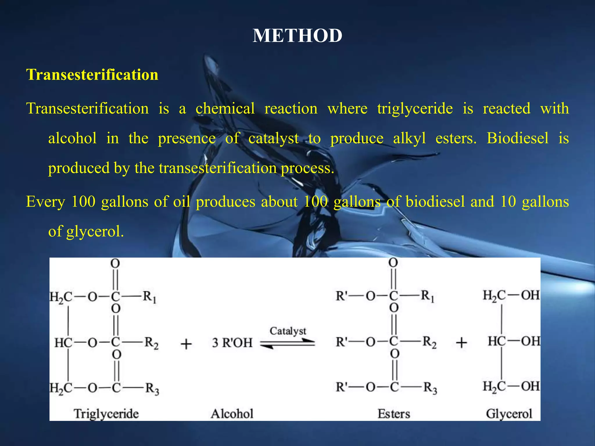 Biodiesel from Waste Cooking Oil | PPTX