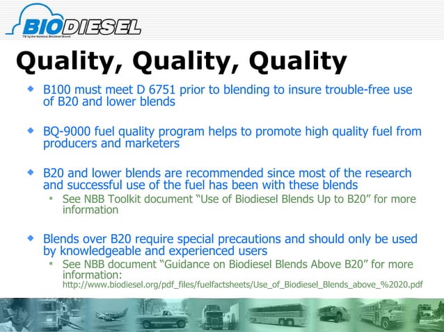 Biodiesel fuel quality | PPT