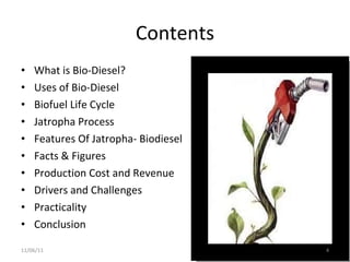 Biodiesel jatropha | PPT