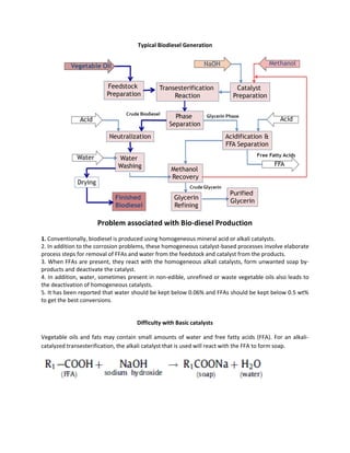 Biodiesel lecture notes | PDF