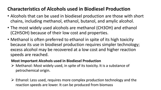 Biodiesel production and preparation techniques | PPT