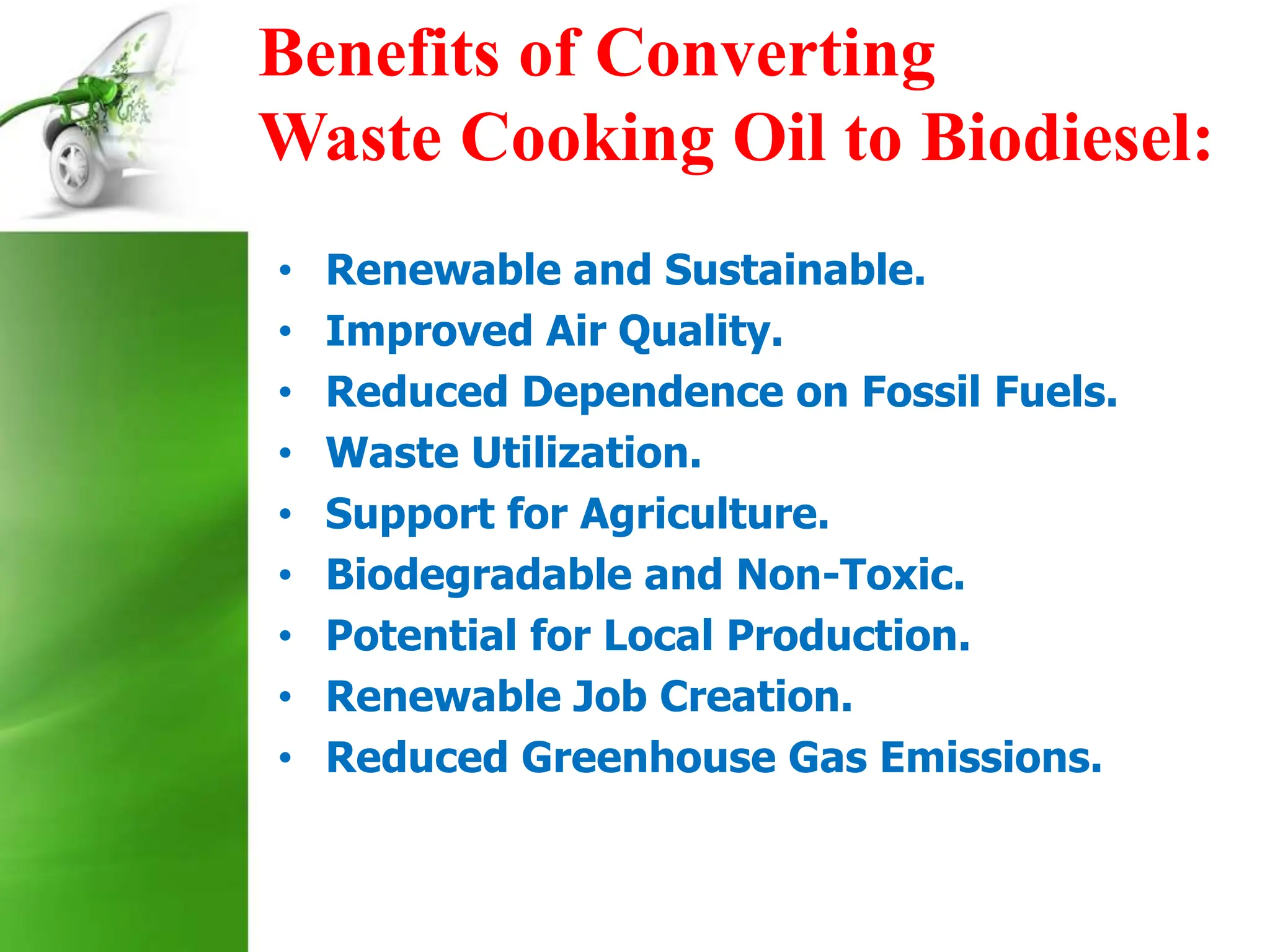Biodiesel production from Waste Cooking Oil powerpoint project.pptx
