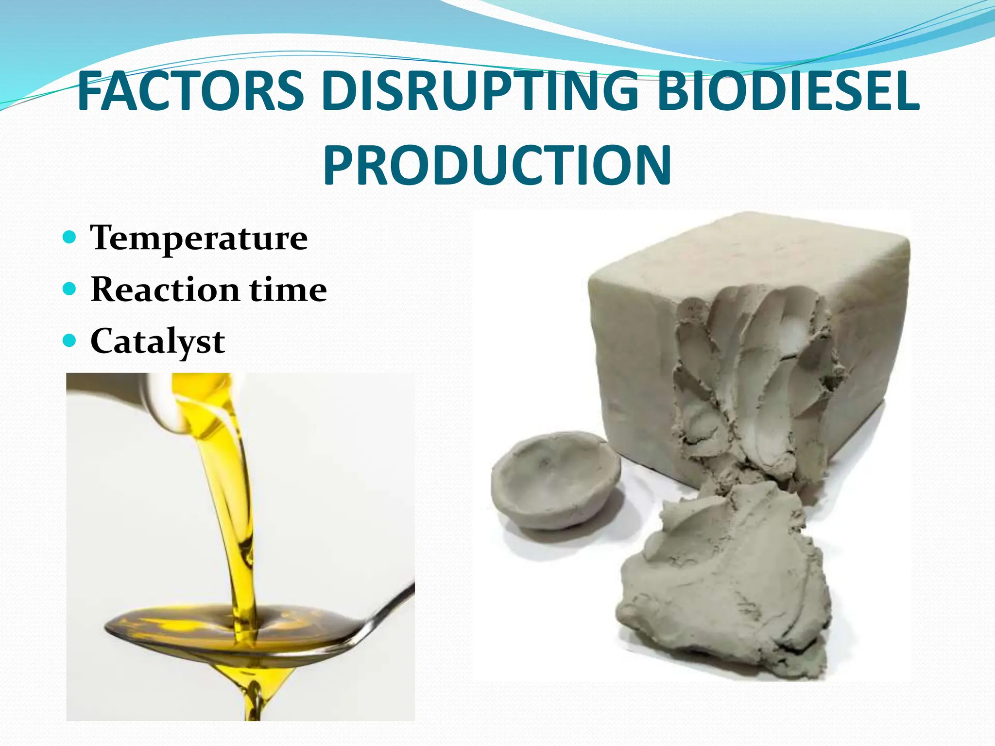 biodiesel production using clay catalyst.pptx | Chemistry | Science