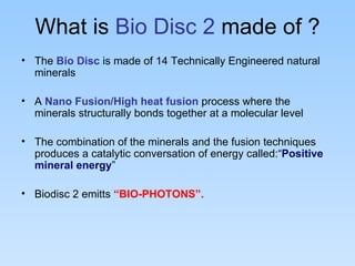 Bio disc g2_final_1_ | PPT | Free Download