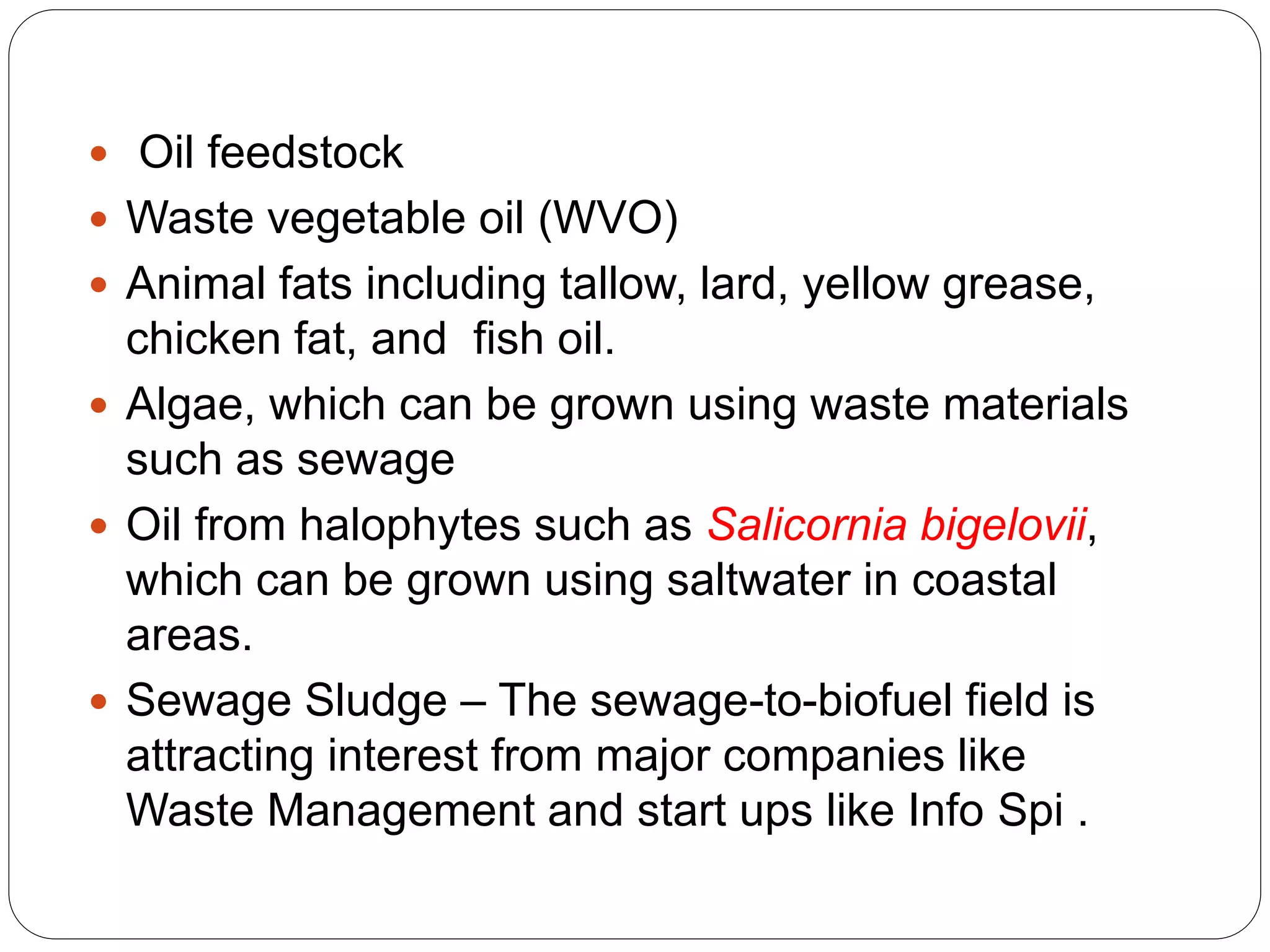 Biodiesel extraction | PPTX