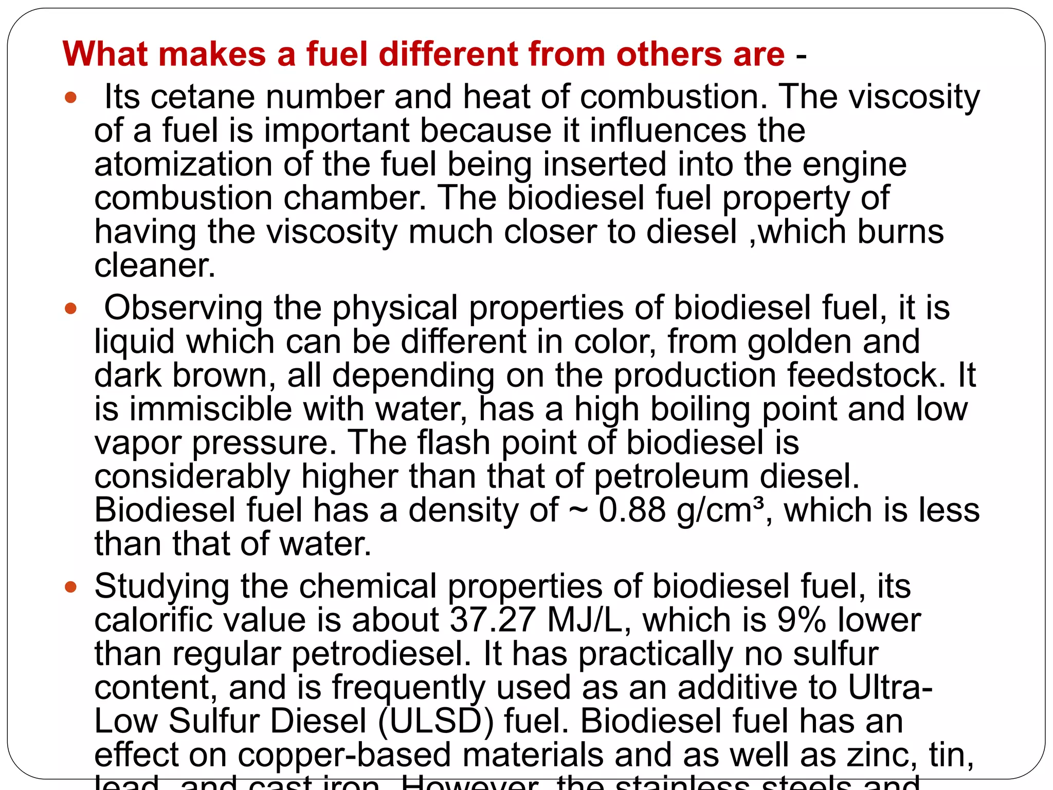 Biodiesel extraction | PPTX