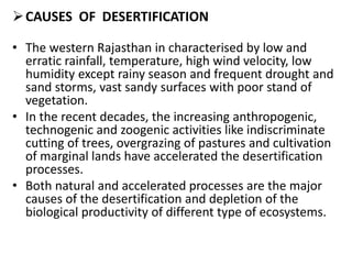 Biodivercity, desertification, sustainable devlopment | PPT