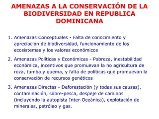 biodiversidad en la republica dominicana | PPTX