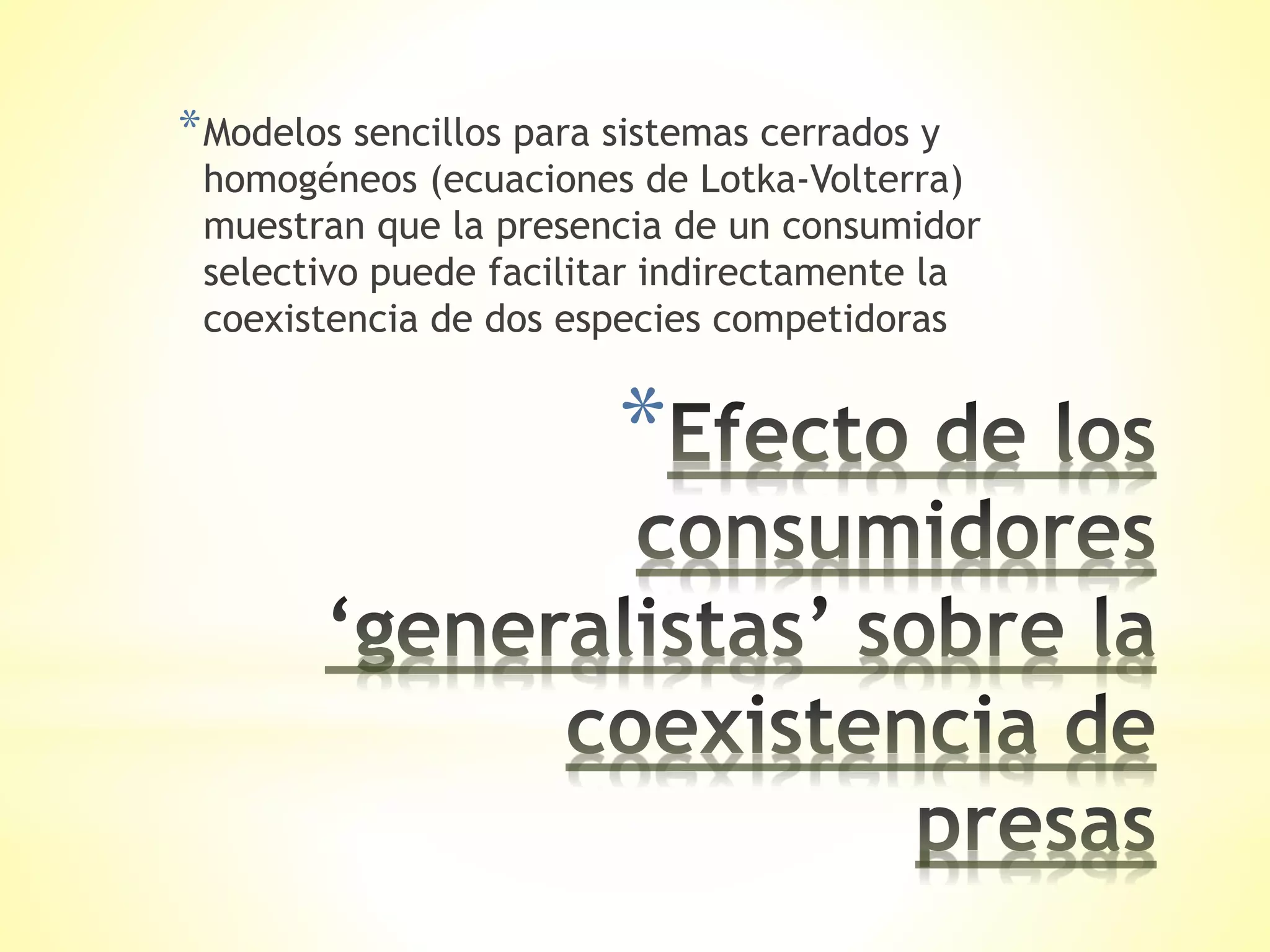 Biodiversidad y coexistencia de especies | PPT